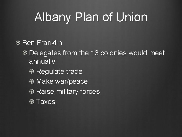 Constructing a Government What does this represent Albany