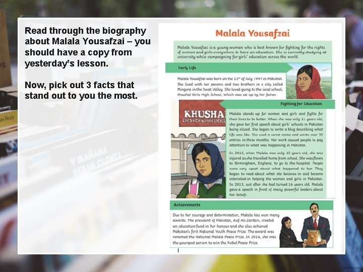 Biographies Reading Comprehension Wednesday 3 rd February 2021