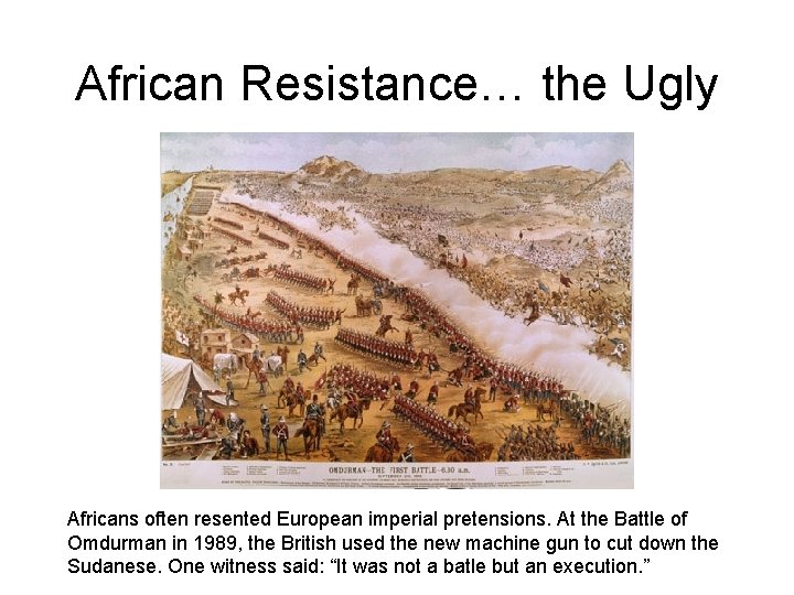 European Imperialism and the Scramble for Africa CHY
