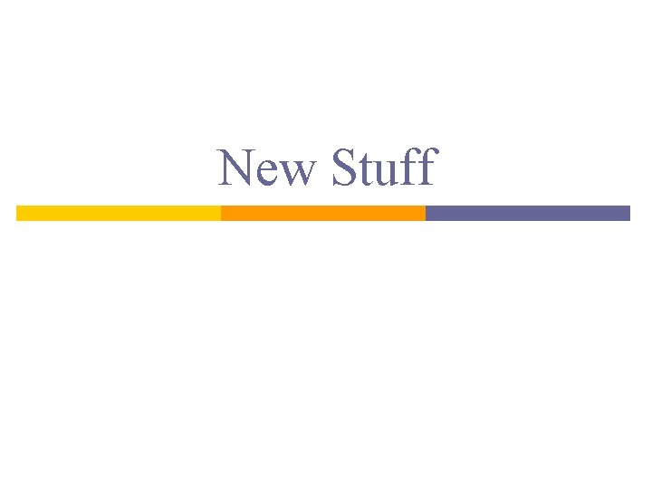 VBA Programming Session 2 Things to Review Variables