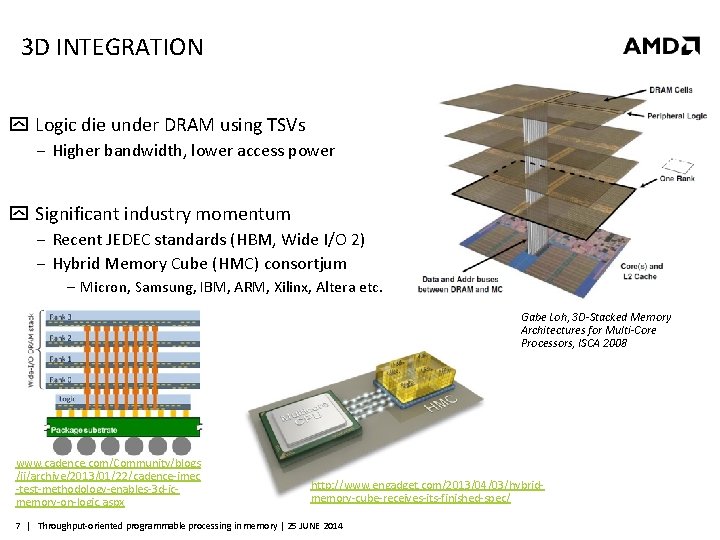TOPPIM ThroughputOriented Programmable Processing in Memory Dong Ping