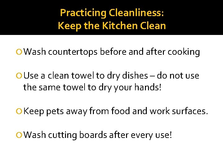 Food Sanitation Foodborne illnesses What is a foodborne