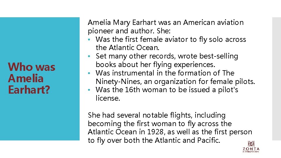 Zonta International Amelia Earhart Fellowship Building Our Future