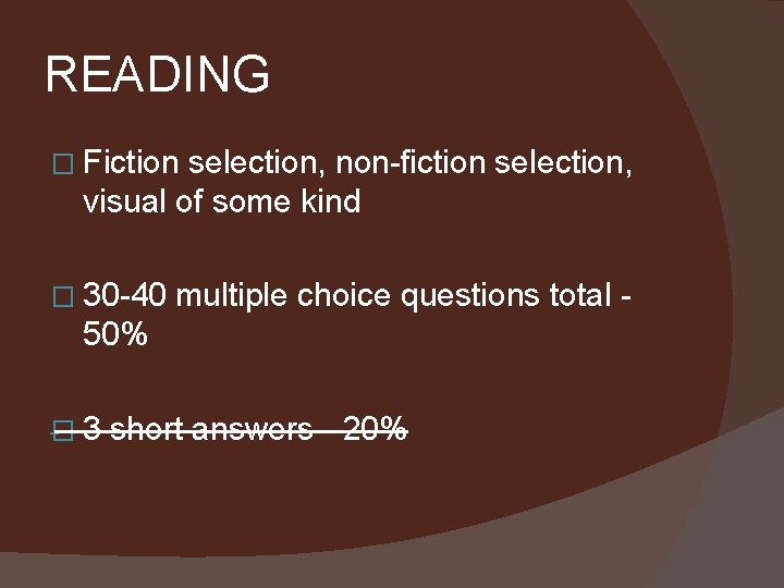 What to know before the test STAAR ENGLISH