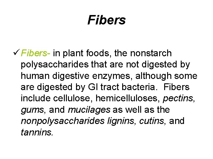 The Carbohydrates Sugars Starch Fibers H HCOH C