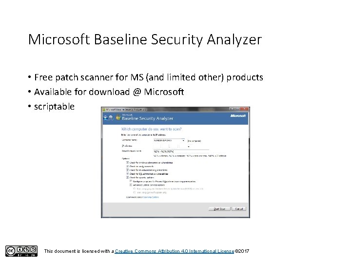 Cyber Operations Unit 07 Vulnerability Scanning This document