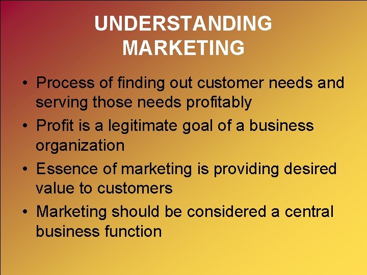MARKETING MANAGEMENT MODULE 1 INTRODUCTION Chithambar Gupta V
