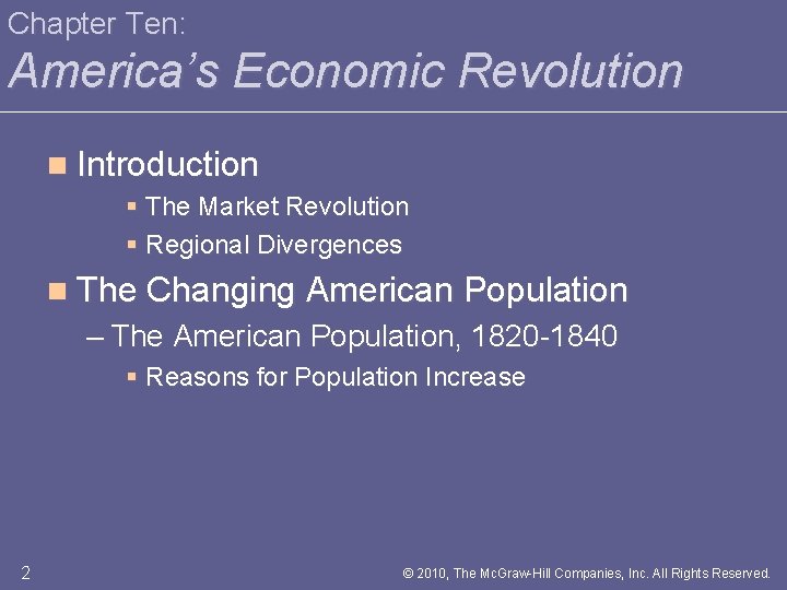 Alan Brinkley AMERICAN HISTORY 13e Chapter 10 Americas