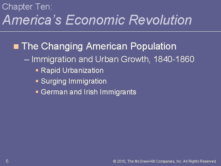 Alan Brinkley AMERICAN HISTORY 13e Chapter 10 Americas