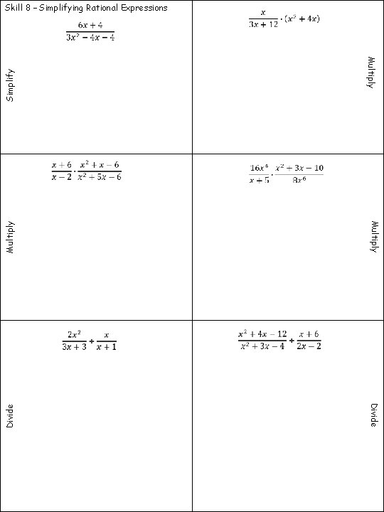 Algebra 1 Unit 6 Review Name Date Directions