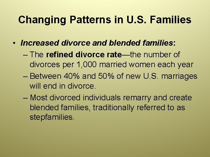 Chapter 5 Family Problems Official Definition The U