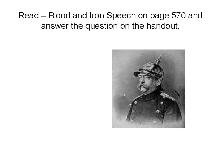 Aim How did Otto von Bismarck inspire nationalism