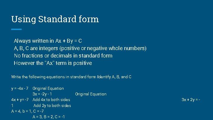 Lesson 2 2 Linear Relations and Functions By