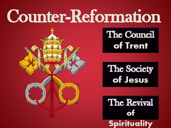 Some rights reserved by Lawrence OP The CounterReformation