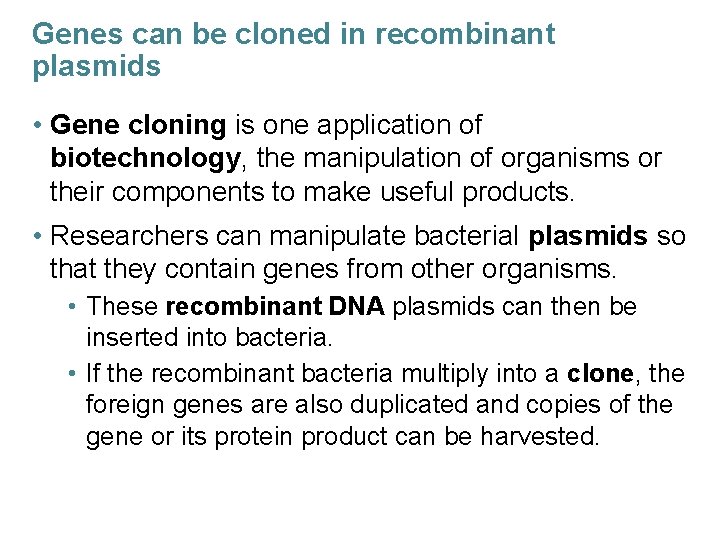 DNA Biotechnology and Genomics Note You should have