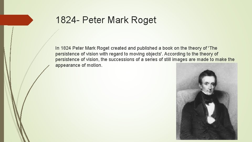 History of Animation By Tony Pisano 1824 Peter