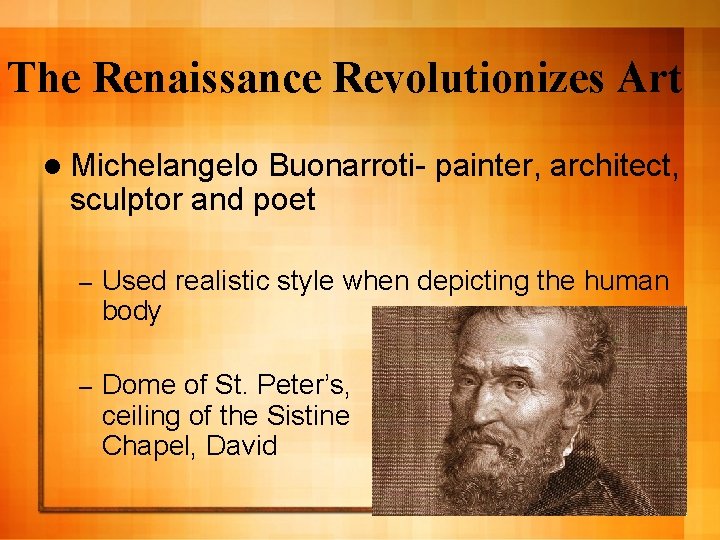 Italy Birthplace of the Renaissance Setting the Stage