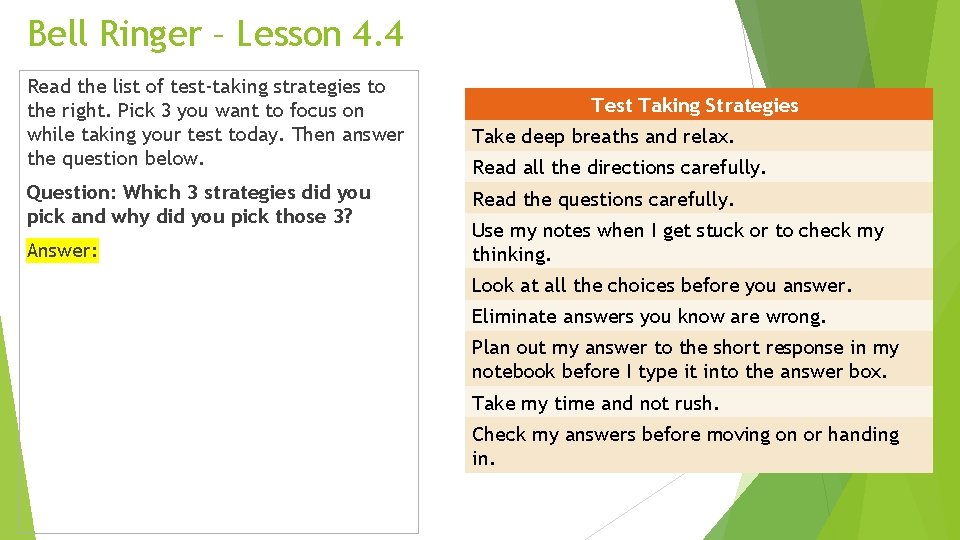 Rock Transformations Lesson 4 4 Unit Assessment Bell