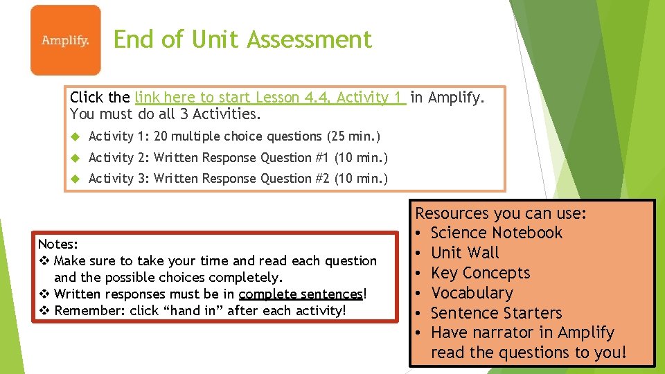 Rock Transformations Lesson 4 4 Unit Assessment Bell