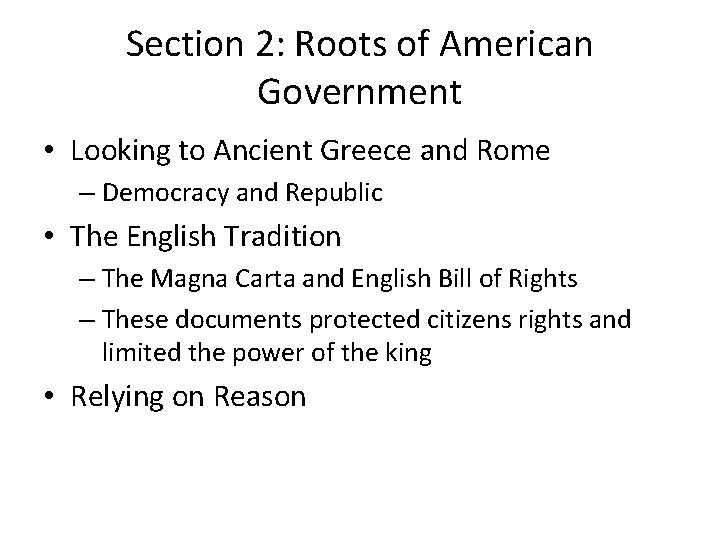 Review How did America begin Chapter 4 Americas