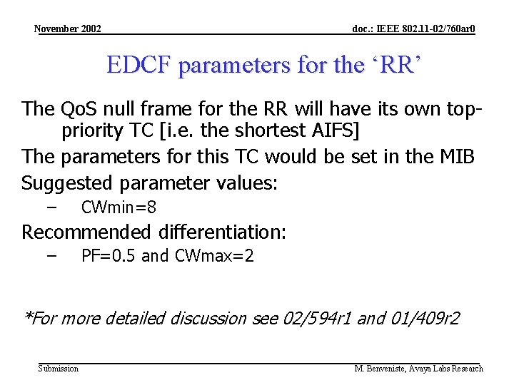 November 2002 doc IEEE 802 11 02760 ar