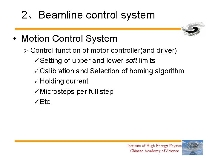 Beamline Control System of HEPS Gang LI On
