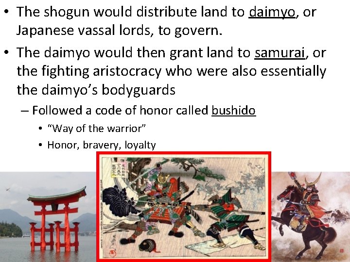 Feudal Japan Global History and Geography I Mr