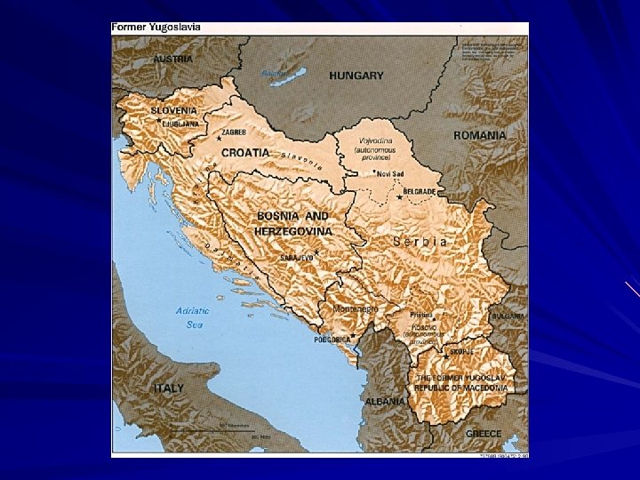 Bosnian Genocide Map Background Bosnia is one of