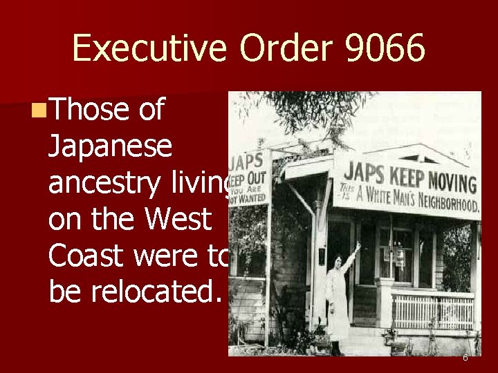 Japanese Internment Camps 1 The Bombing of Pearl