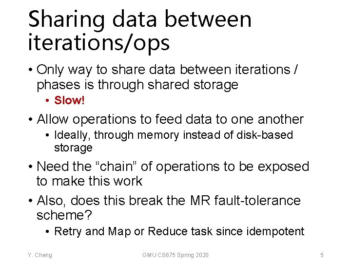 Resilient Distributed Datasets Spark CS 675 Distributed Systems