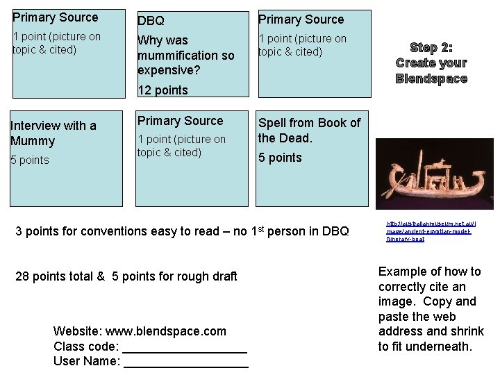 DBQ Primary Source depicting Egyptian mummies Make sure