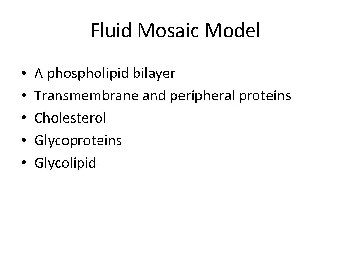 Cell Membrane Learning Objectives outline the roles of