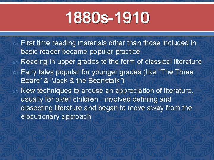 Reading Historical Timeline By Laura Duell Beginning of