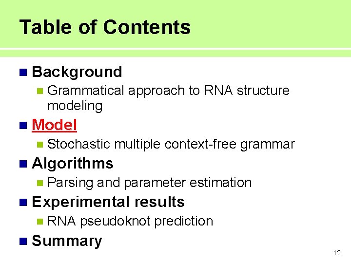 RNA Structure Prediction Including Pseudoknots Based on Stochastic