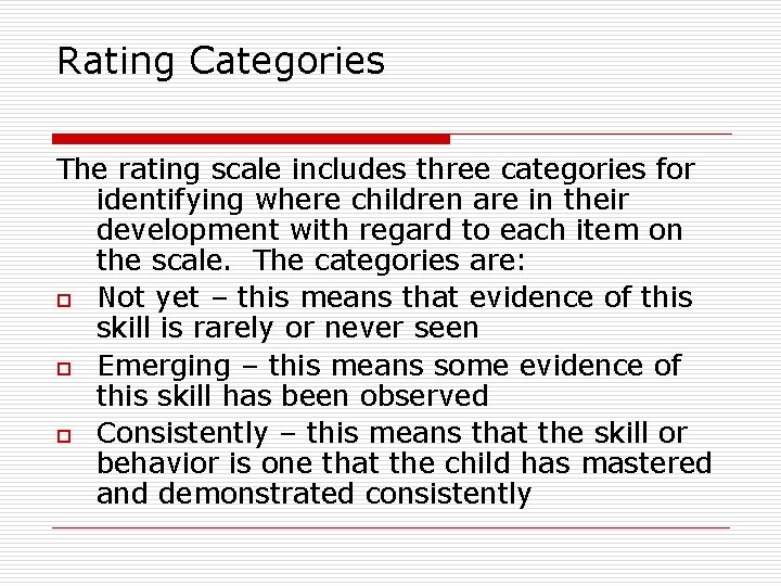 Accountability Alignment and Assessment of Three thru Five