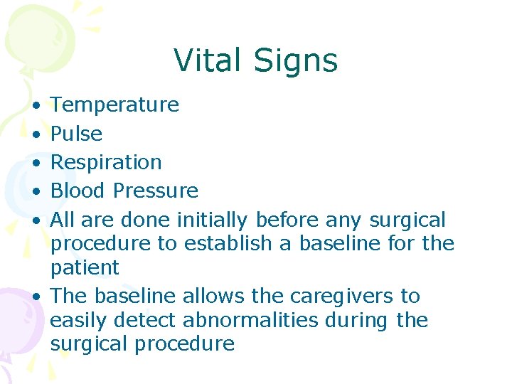 SUR 111 LAB WEEK 2 Vital Signs Vital