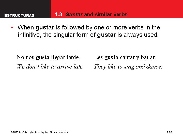 1 3 Gustar and similar verbs Qu recuerdas