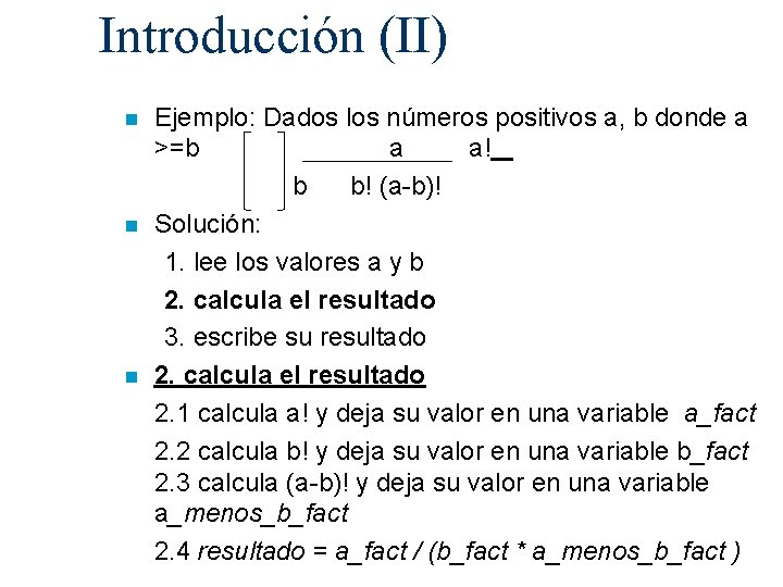 Subprogramas 1 Introduccin a los Subprogramas 2 Tipos