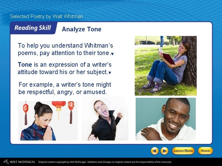 Selected Poetry by Walt Whitman Introducing the Poems