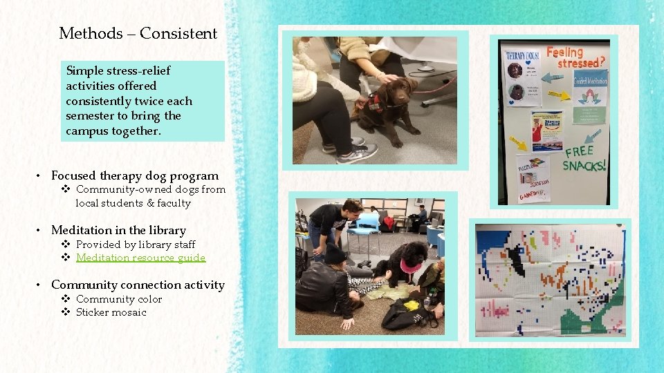 Evolution of a Mindfulness Based Stress Relief Program