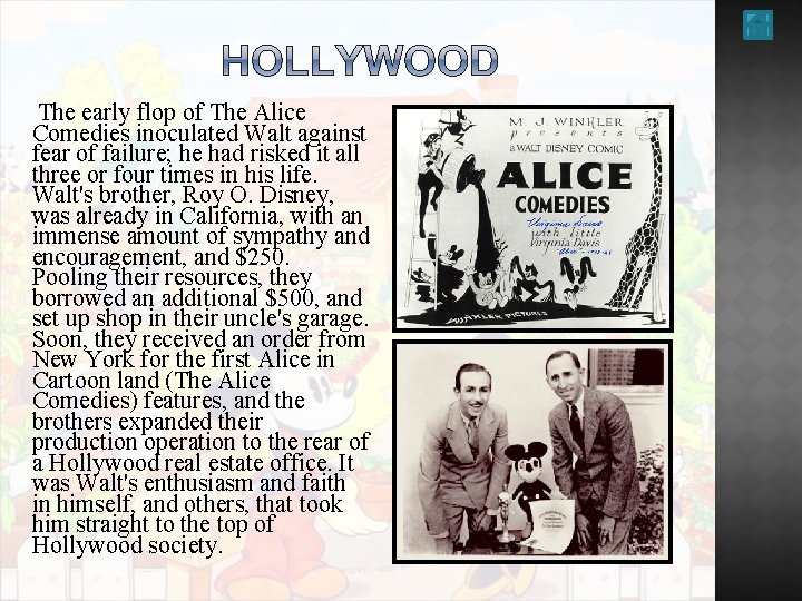 Biography Disneys family Childhood World War I Beginnings