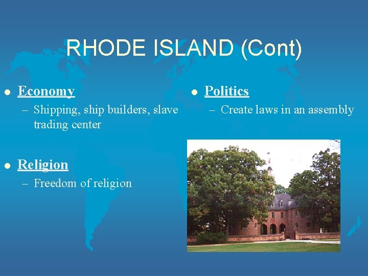 13 Colonies Colonial Features Bell Ringer l l