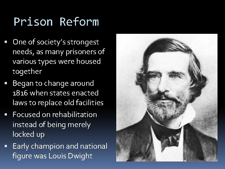 Social Studies Survey REFORM MOVEMENTS BEFORE AND AFTER