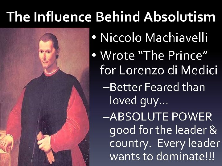 Absolutism Exploration and Their Consequences The Influence Behind