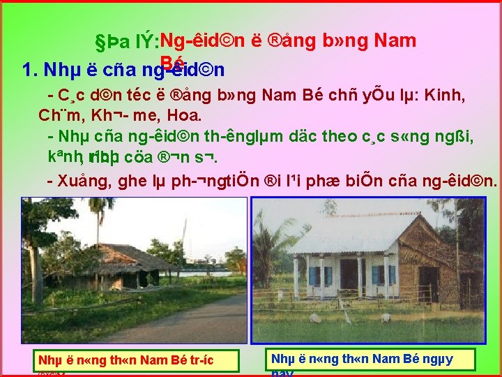 a l Ng idn ng b ng Nam