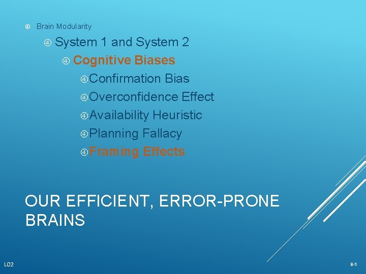 BEHAVIORAL ECONOMICS ch 8 COMPARING BEHAVIORAL ECONOMICS WITH