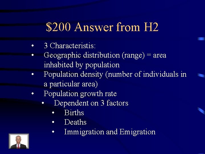 Biology Jeopardy Ecology and Populations Organic Chemistry Cell