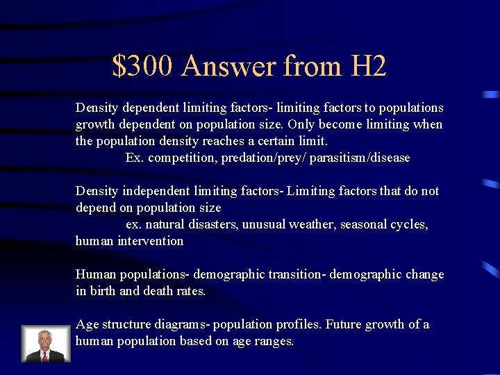 Biology Jeopardy Ecology and Populations Organic Chemistry Cell