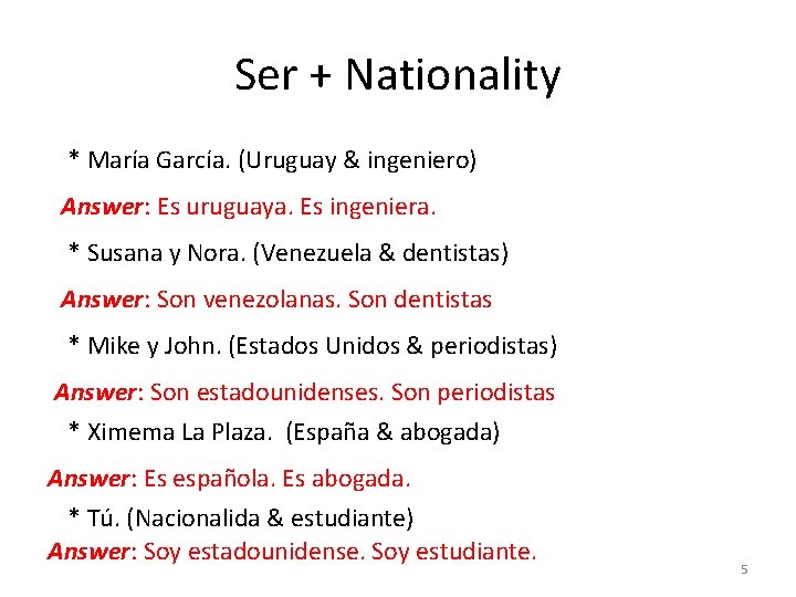 Chapter 2 Grammar 1 Practice Indirect Object Pronouns