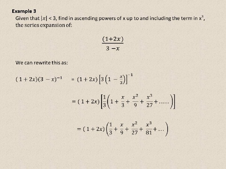 The Binomial Expansion After completing this chapter you